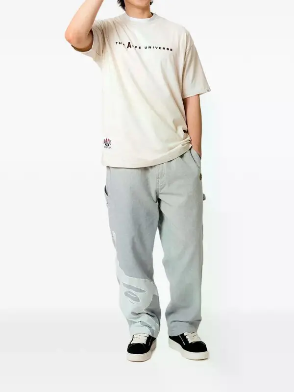 AAPE BY *A BATHING APE Logo-print Relaxed-fit T-shirt