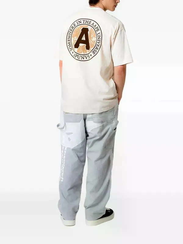 AAPE BY *A BATHING APE Logo-print Relaxed-fit T-shirt