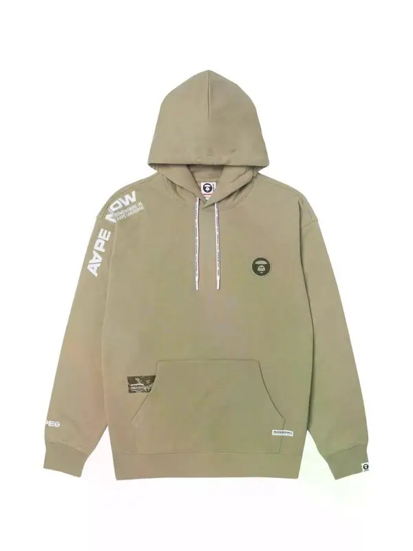 AAPE BY *A BATHING APE Moonface Patch Hoodie - Neutrals
