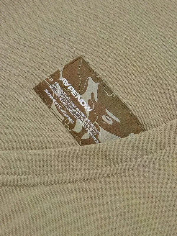 AAPE BY *A BATHING APE Moonface Patch Hoodie - Neutrals