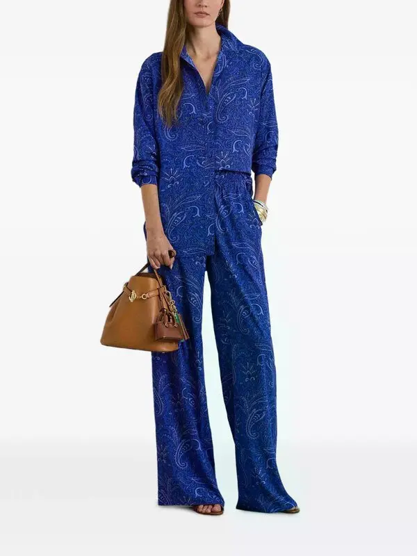 Ralph Lauren Paisley-print Drawstring Trousers