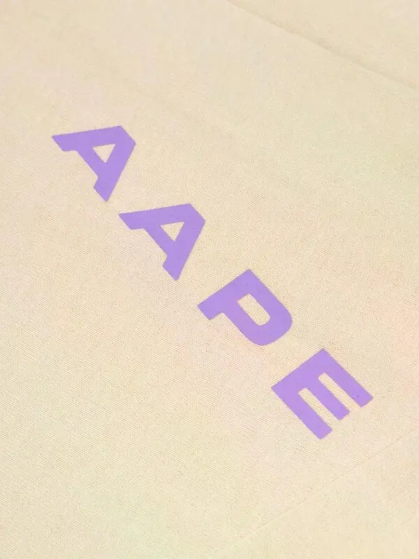 AAPE BY *A BATHING APE Moonface Hologram-print T-shirt