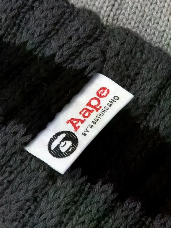 AAPE BY *A BATHING APE Moonface Pom-pom Beanie Hat