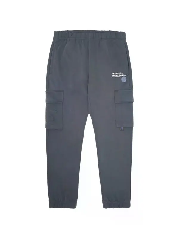 AAPE BY *A BATHING APE Moonface Patch Cargo Trousers - Grey