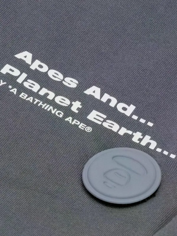 AAPE BY *A BATHING APE Moonface Patch Cargo Trousers - Grey