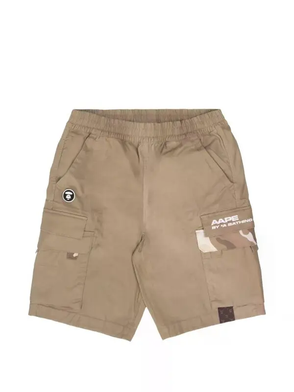 AAPE BY *A BATHING APE Moonface Camo-print Cargo Shorts