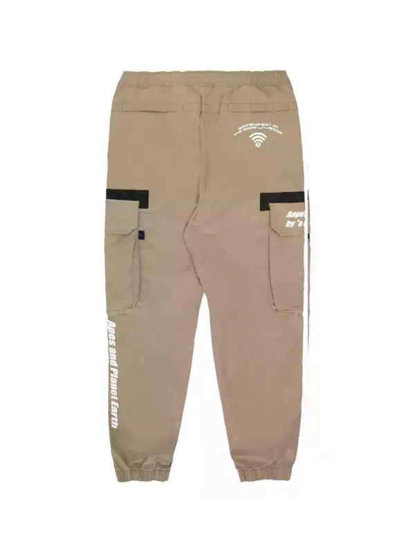 AAPE BY *A BATHING APE Cargo-pockets Track Pants - Brown