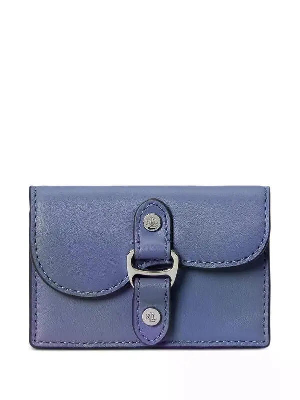 Ralph Lauren Small Tasha Leather Wallet - Blue