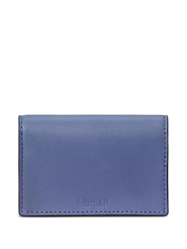 Ralph Lauren Small Tasha Leather Wallet - Blue