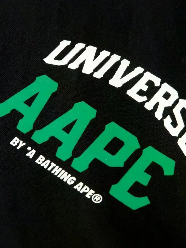 AAPE BY *A BATHING APE Moonface Patch Logo T-shirt
