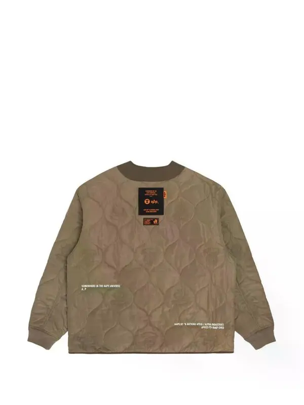 AAPE BY *A BATHING APE X Alpha Industries M-65 Quilted Jacket