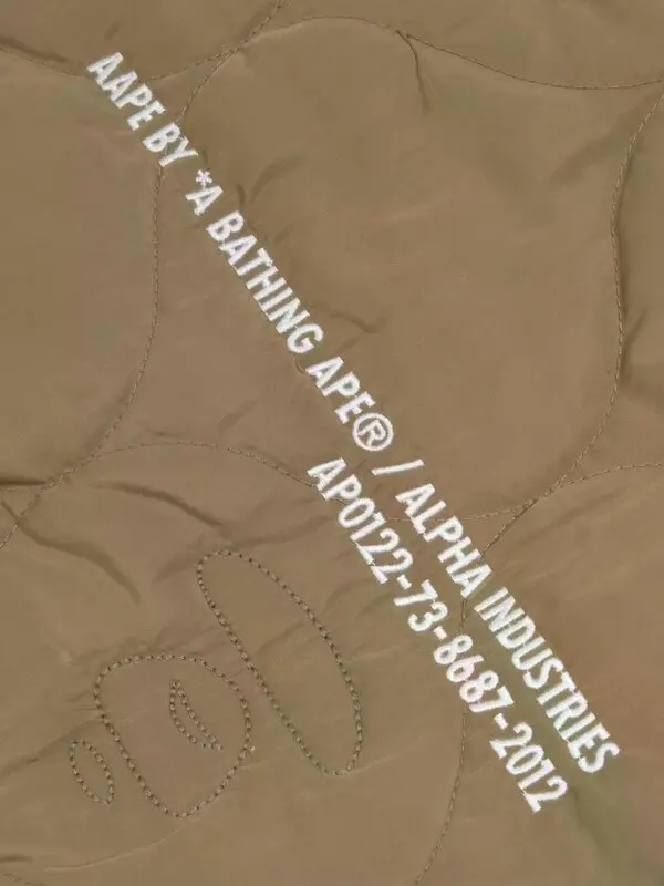 AAPE BY *A BATHING APE X Alpha Industries M-65 Quilted Jacket