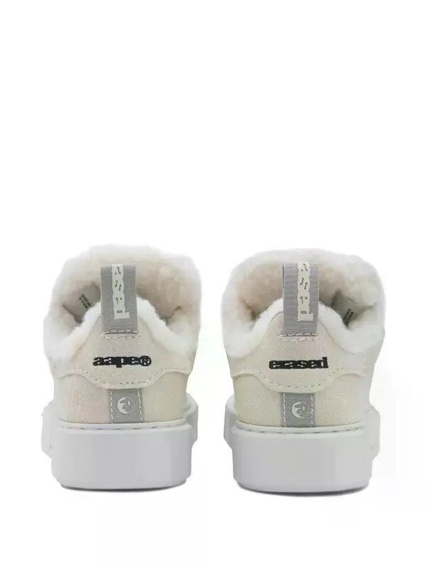 AAPE BY *A BATHING APE X Erased Low-top Sneakers