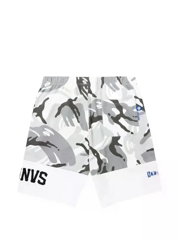 AAPE BY *A BATHING APE Moonface Camo-paneled Shorts