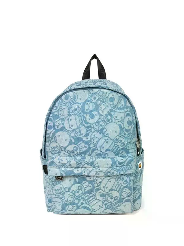 A BATHING APE Medium Zip-pocket Backpack - Blue