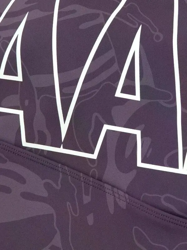 AAPE BY *A BATHING APE Moonface Camo-print Sports Top