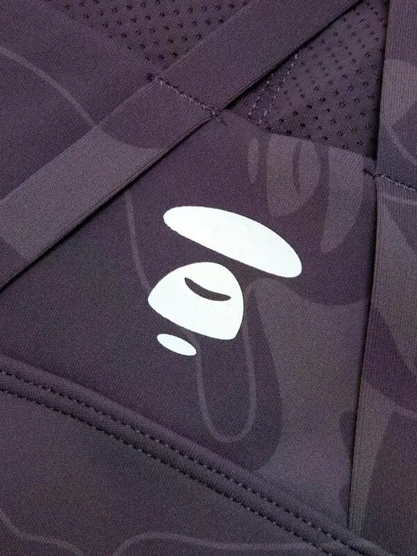 AAPE BY *A BATHING APE Moonface Camo-print Sports Top