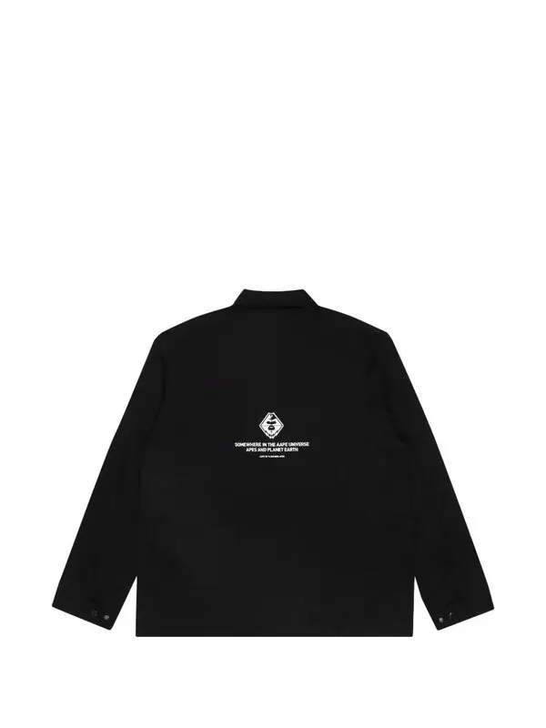 AAPE BY *A BATHING APE Logo-print Panelled Shirt