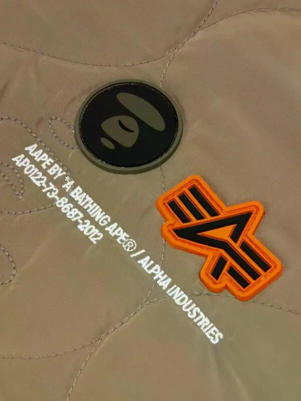 AAPE BY *A BATHING APE X Alpha Industries Quilted M-65 Jacket