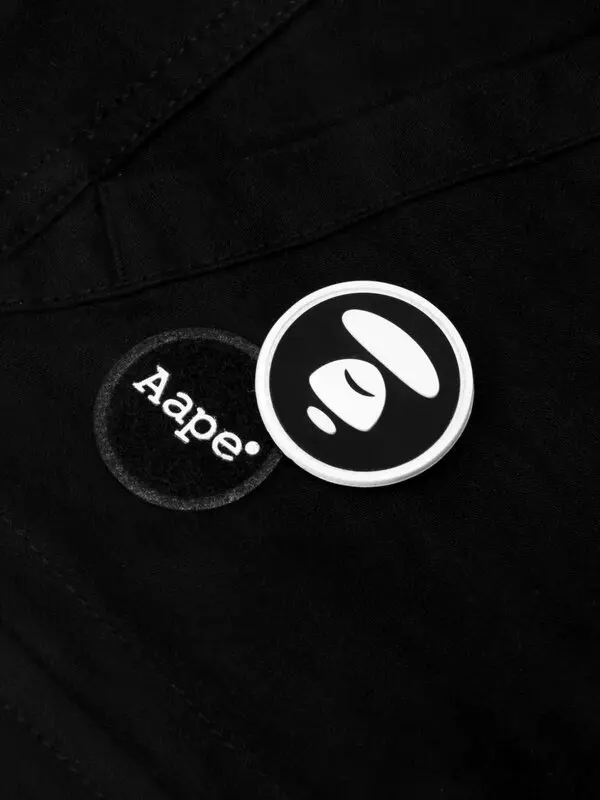 AAPE BY *A BATHING APE Moonface Camo Cargo Shorts - Neutrals