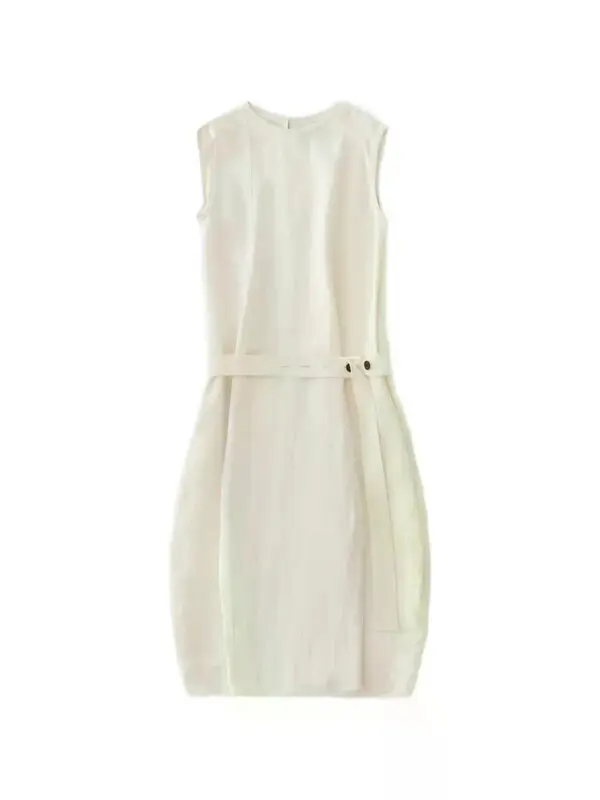 Studio Nicholson Wold Belted Midi Dress - White