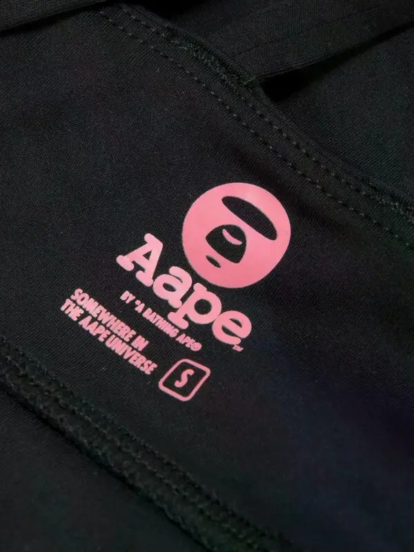 AAPE BY *A BATHING APE Moonface Logo-print Sports Bra