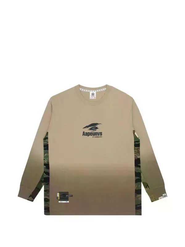 AAPE BY *A BATHING APE Gradient T-shirt - Neutrals