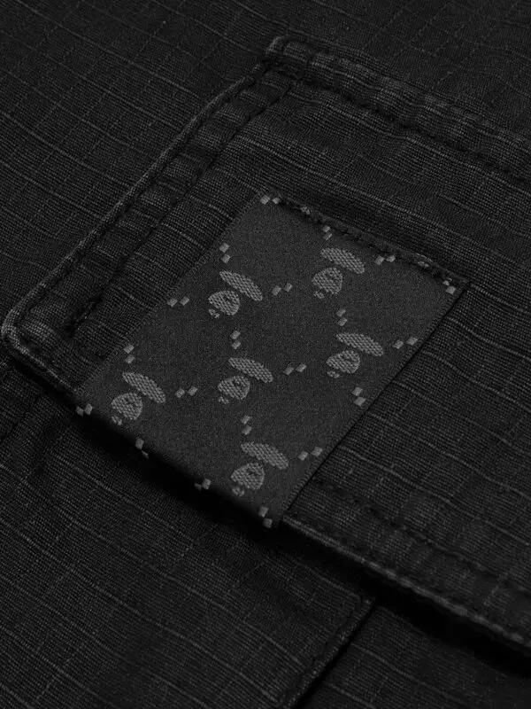 AAPE BY *A BATHING APE Patch Embroidered Cargo Pants - Black