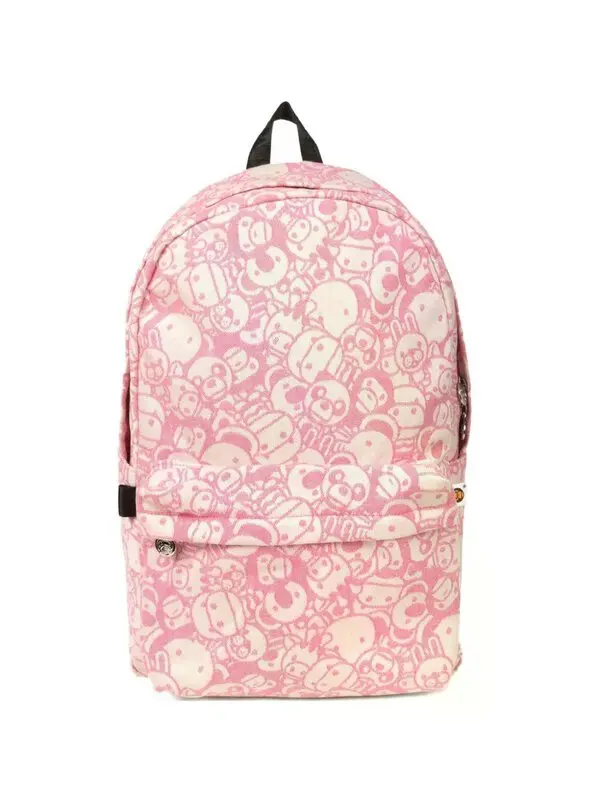 A BATHING APE Baby Milo & Friends Backpack - Pink