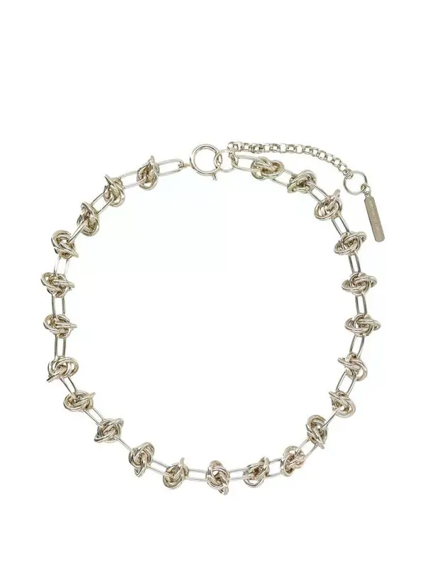 JUSTINE CLENQUET Daria Knot Necklace - Gold