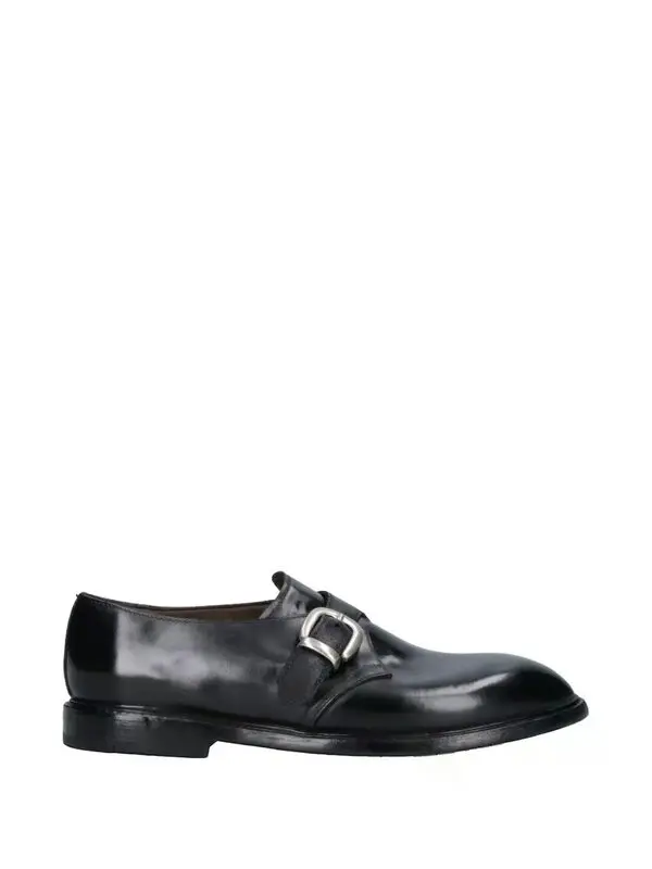 Premiata Buckle-fastening Monk Shoes - Black