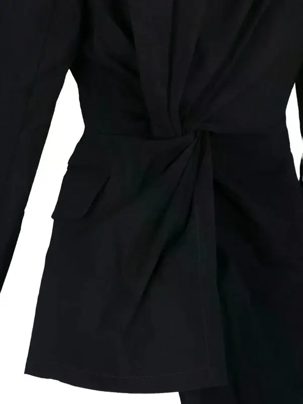 UMA WANG Asymmetric Blazer - Black