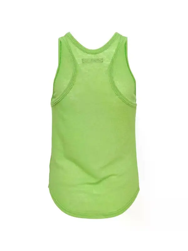 OPEN YY Patch-detail Tank Top - Green