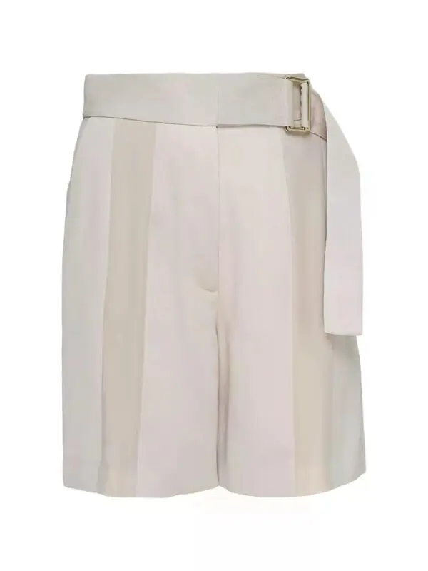 CLUB21 COLLECTION Sloane Belted Crepe Shorts