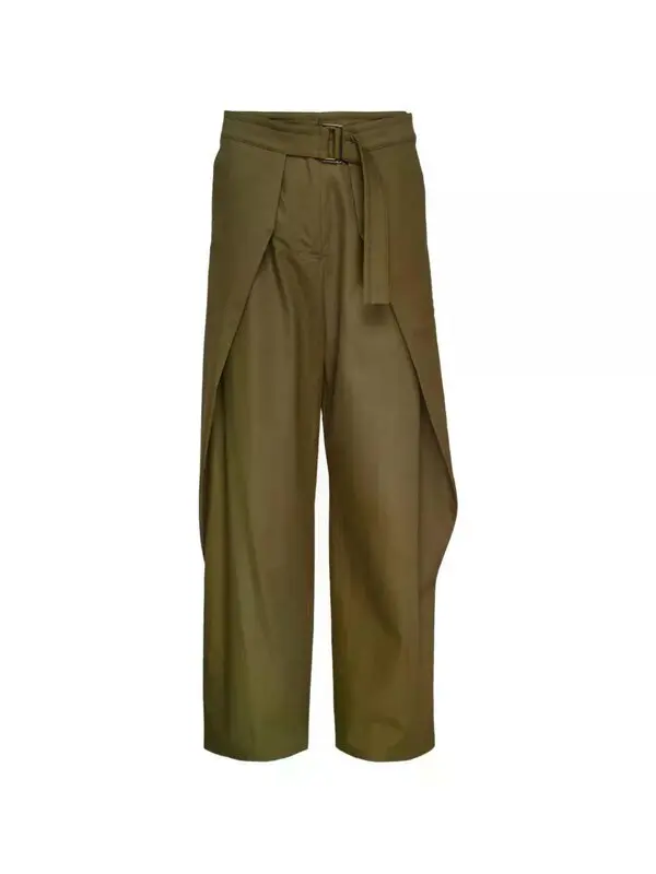 CLUB21 COLLECTION Belted Wrap-detail Trousers