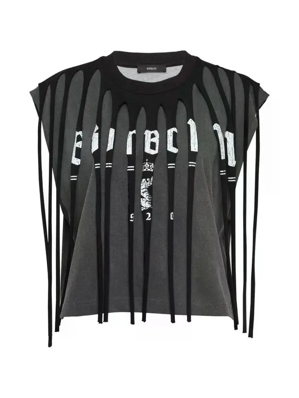 BONBOM Cut-out Design T-shirt