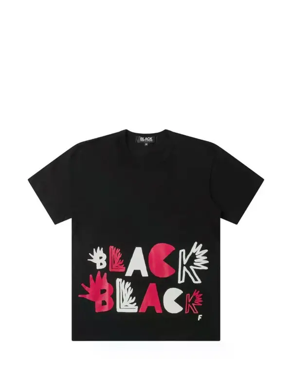 Comme Des Garçons Logo-graphic T-shirt - Black