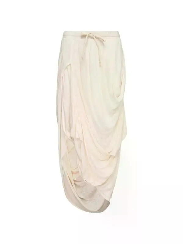 OPEN YY Draped Asymmetric Skirt
