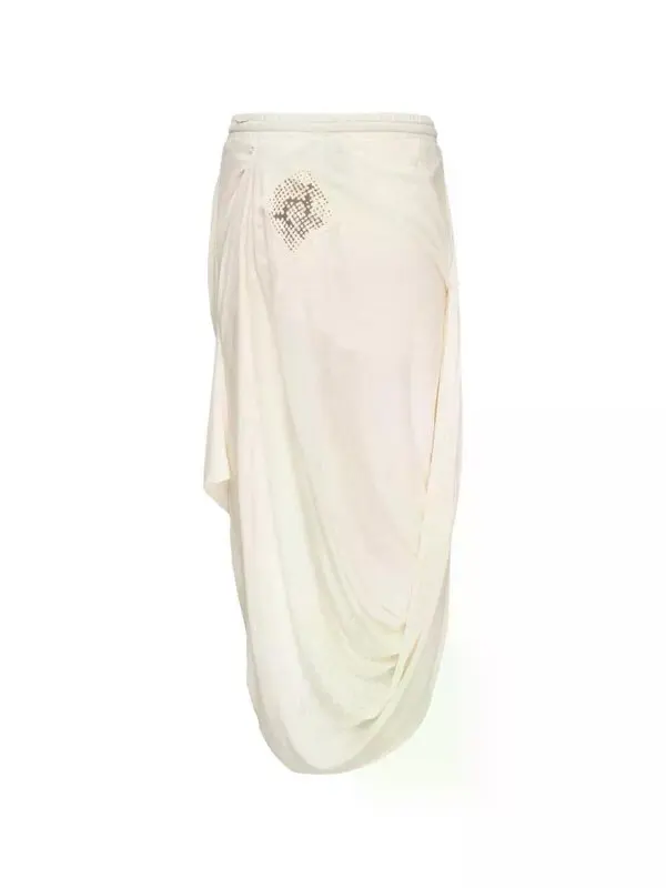OPEN YY Draped Asymmetric Skirt