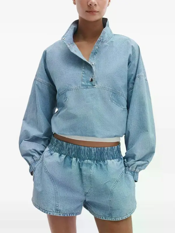 Rag & Bone Miramar Flyweight Popover Top