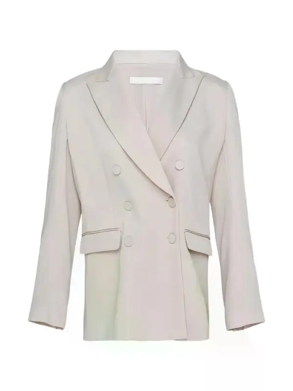 CLUB21 COLLECTION Bianca Double-breasted Jacket - Neutrals
