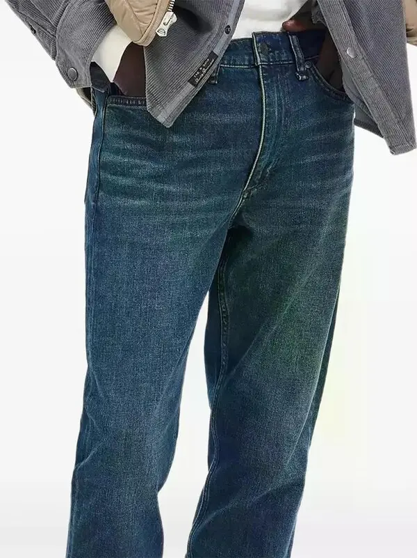 Rag & Bone Faded Whiskered Jeans