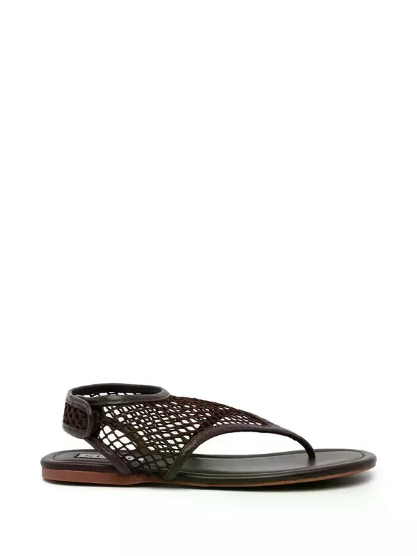 Senso Nika Mesh-panel Sandals - Brown