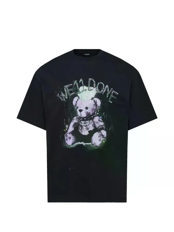 We11Done Punk Teddy T-shirt - Black