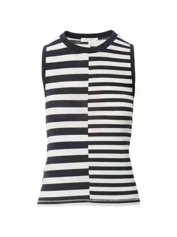 Rag & Bone Mixed-stripe Tank Top - Blue