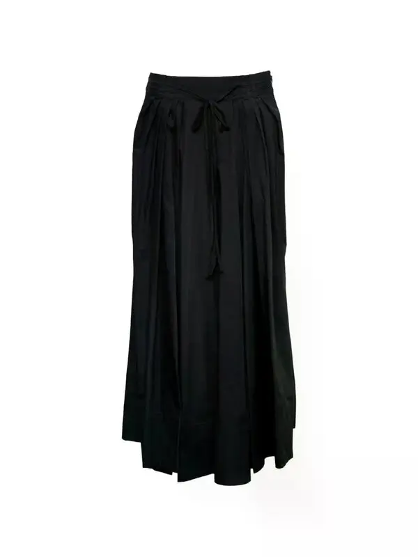 LEE MATHEWS Emilie Drawstring Skirt - Black