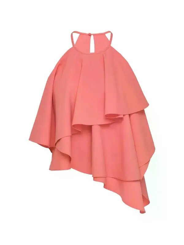 CLUB21 COLLECTION Ruffled Asymmetric Top