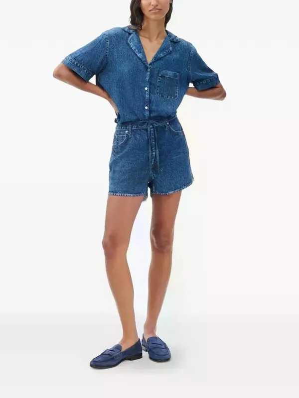 Rag & Bone Miramar Drawstring-fastening Shorts - Blue
