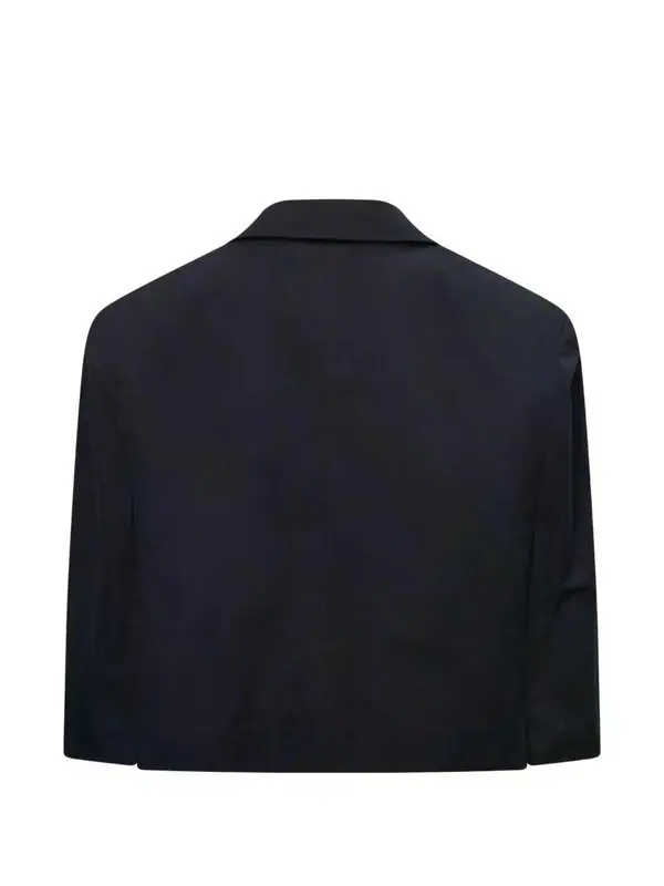 PUSHBUTTON Flap-pocket Cropped Blazer