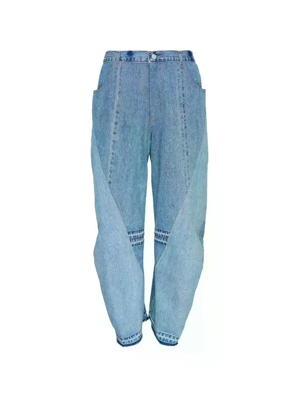 JIYONGKIM Panelled-design Jeans - Blue